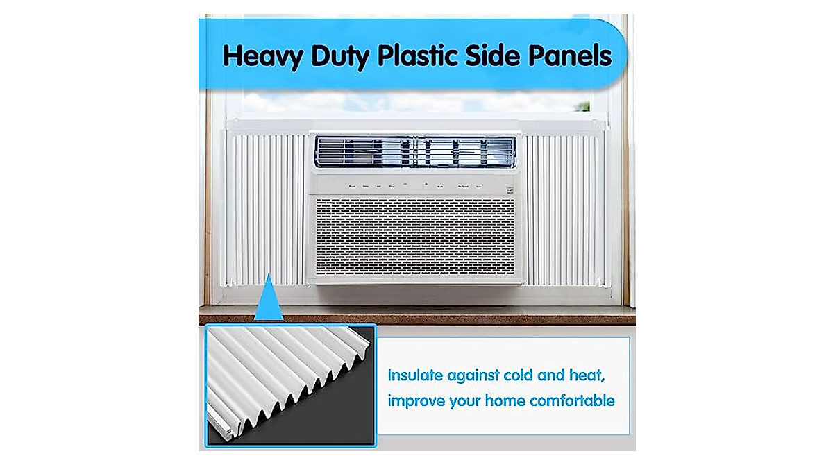 Air Jade Window AC Side Panels for 5000 Btu Units | Easy Installation