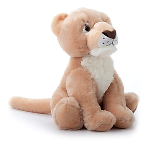 The Petting Zoo Lioness Stuffed Animal, Gifts for Kids, Wild Onez Zoo Animals, Lioness Plush Toy 12 inches