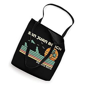 Vintage Retro Family Vacation Puerto Rico San Juan Beach Tote Bag