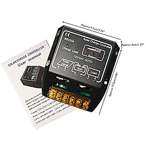 GXG-1987 CMP-12 20A 12V/24V Solar Charge Controller Solar Control Regulator Solar Panel Battery Regulator
