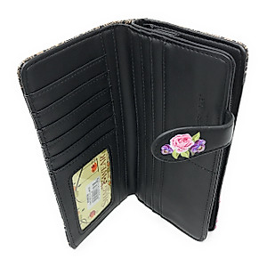 Shag Wear Paris Bike Large Wallet, Black
