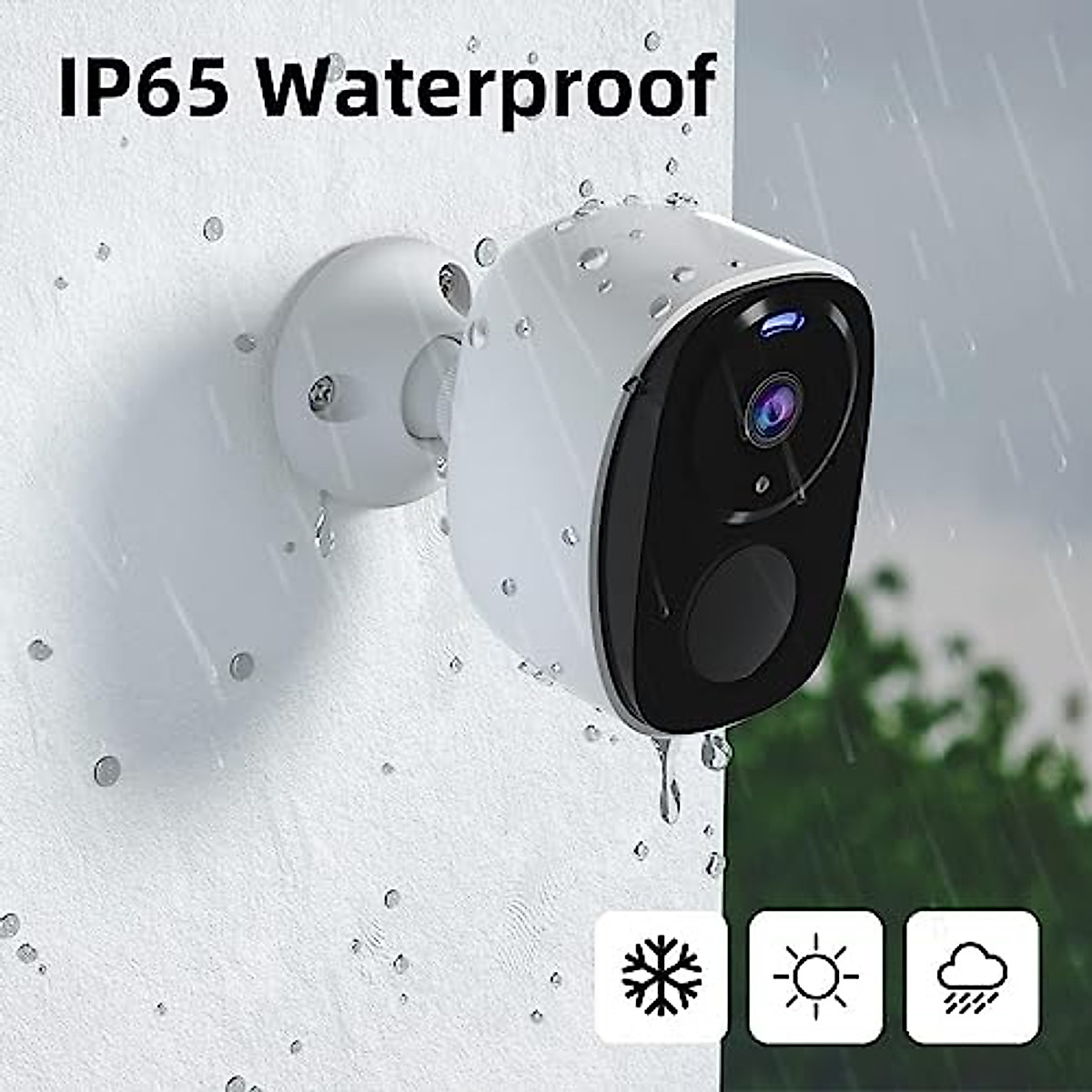 4Pack Security Cameras Wireless Outdoor, 2K Battery Powered Spotlight Siren Alarm WiFi Surveillance Camera for Home Security, AI Motion Detection, Color Night Vision,2-Way Audio, Waterproof, Cloud/SD