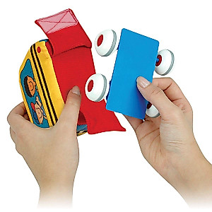 Melissa & Doug Pull-Back Vehicle: K's K i d s Series Learning Toy Set Bundle with 1 Theme Compatible M&D Scratch Fun Mini-Pad (09168)