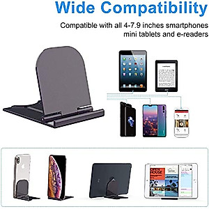 imeilee Cell Phone Stand 4 Pack Phone Holder Adjustable Foldable Tablet Stand Compatible with iPhone 11/11 Pro/11 Pro Max/Xs MAX/XR/XS/X Galaxy S10/S9/S9 Plus/Note 9 Google Pixel and More