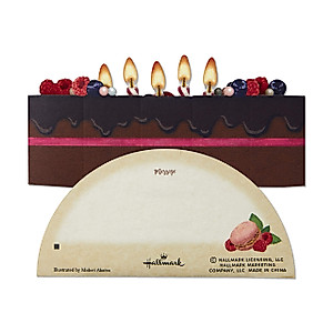 Hallmark Pop Up Birthday Card (Chocolate Cake)