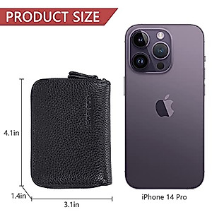 RFID Blocking Leather Wallet for Women,Excellent Women's Genuine Leather Credit Card Holder