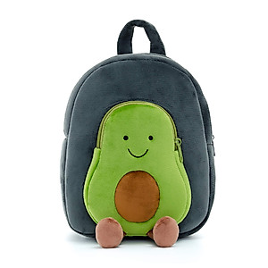 Lazada Avocado Toddler Backpack for Girls Kids Plush backpacks Green Baby Girl Gifts Age 3+