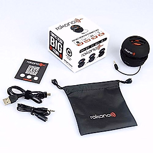 Rokono BASS+ Mini Speaker for iPhone / iPad / iPod / MP3 Player / Laptop - Black