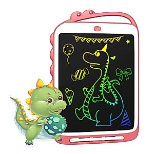 LCD Writing Tablet for Kids, Toddler Doodle Board Drawing Pad for Girls Boys 2-6 Years Old 10 Inch Education Gaming Reusable Tablet Toys Birthday Gift Drawing Board for Toddlers, Pink