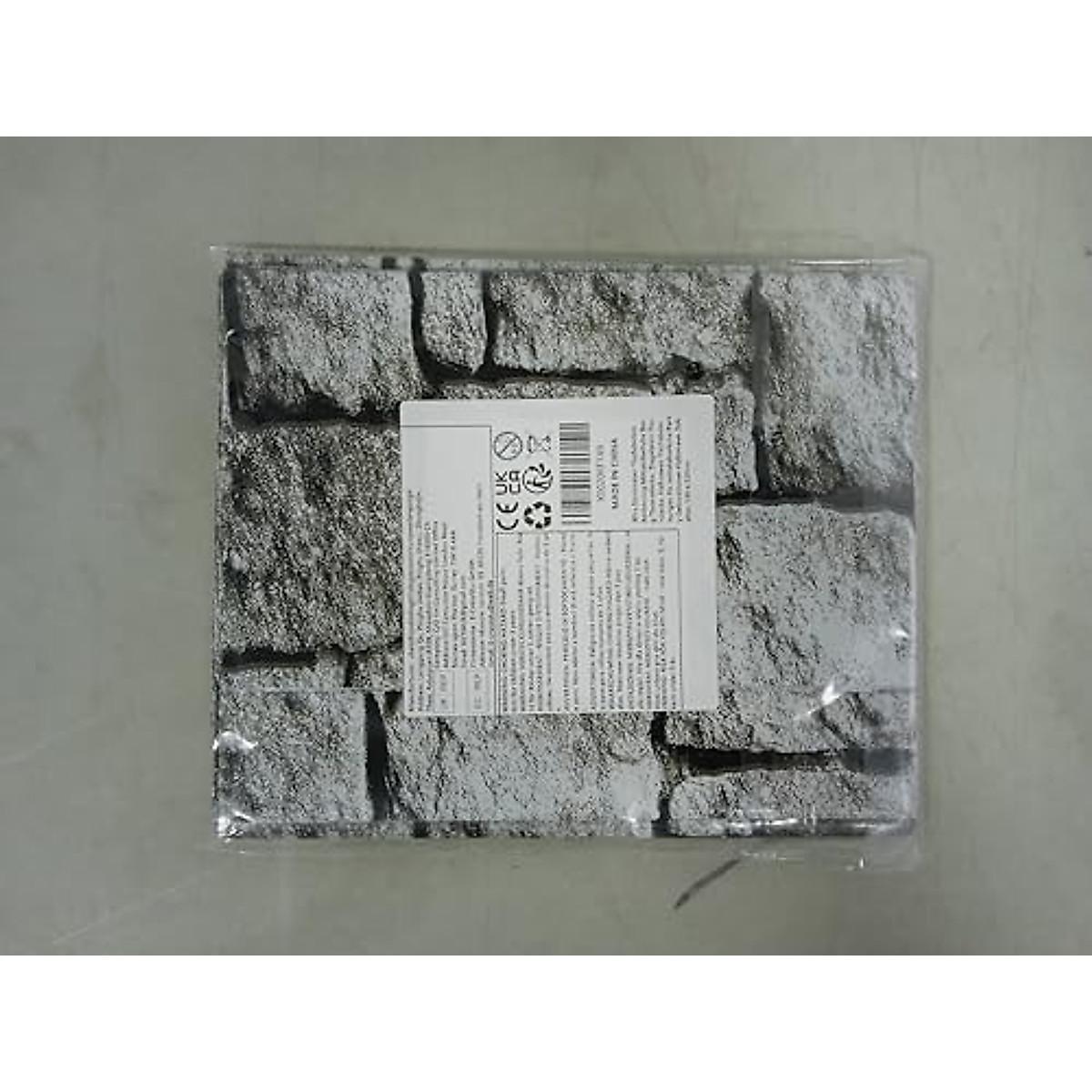 4Pcs Stone Wall Tablecloths, Cobblestone Tablecloths, Rectangular Brick Tablecloth, Stone Printed Table Cover, Stone Wall Backdrop for Medieval Castle Knight Halloween Party Supplies, 51 x 86 Inch