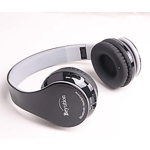 Beyution Hi-Fi Stereo Bluetooth Headphones Over-Ear Headset with Micphone for Apple iPhone/iPAD/iTouch/Samsung Galaxy Toshiba Huawei Cell Phone Tablet which Have Bluetooth Device