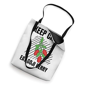 Keep Calm Eat Goji Berry Vintage Grunge Goji Berry Lover Tote Bag