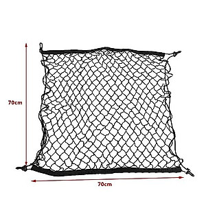 Car Trunk Luggage Storage Cargo Organizer Elastic Mesh Net Styling Accessories, for Volvo S60 S90 V60 V90 XC60 XC90 Accessories