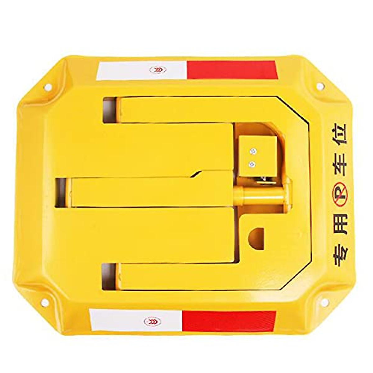 Folding Parking Barrier,Parking Space Lock Manual Parking Blocker,Thickened Safety Anti Parking Blocker,for Private Parking Spaces in Parking Garages