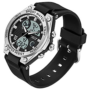 findtime Womens Digital Watch Sport Waterproof Watch Analog Military Tactical Watches LED Backlight Alarm Stopwatch Wrist Watches