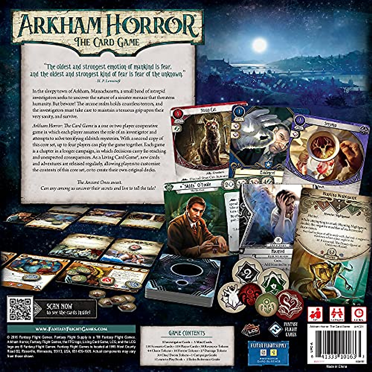 Arkham Horror Card Game - Mystery Cooperative Card Game for Ages 14+, 1-2 Players, 1-2 Hour Playtime by Fantasy Flight Games