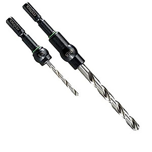 Festool 493426 Centrotec HSS Spiral Drill Bit Set With Reusable Shank, 5.5mm