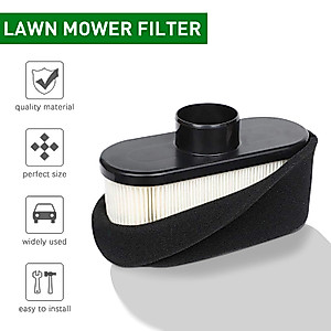 （2Pack）CFWMXG 11013-7047 11013-7049 11013-0726 Air Filter Compatible with Kawasaki FR651V FR691V FR730V FS481V FS541V FS600V FS651V FS691V FS730V 4-Cycle Engine Cleaner Lawn Mower