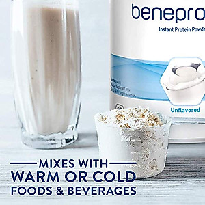 Beneprotein Unflavored Instand Protein Powder, 8 Ounce Canister