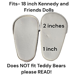 MBD Canvas Sneakers Doll Shoes Fits 18 Inch Dolls and Kennedy and Friends Girl and Boy Dolls- 18 Inch Doll Shoes (Sea Blue)