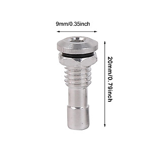 Mxfans 4X Outlet Nozzle Water Valve M6 Silver for RC Boat DIY Connecting