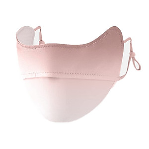 Ligart UV Face Mask Washable Reusable Exercise Breathable Sun Protection Golf Sports Face Mask for Women Purple+Yellow+Pink