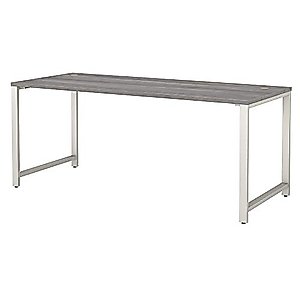 Bush Business Furniture 400 Series Table Desk, 72W x 30D, Platinum Gray