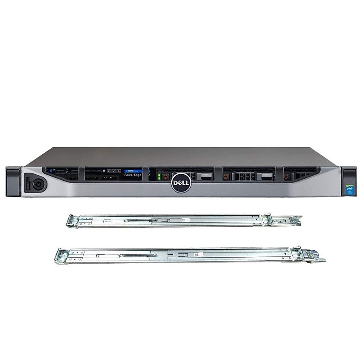 Dell PowerEdge R630 Server Bundle Including, 2 x Intel Xeon E5-2620 v4 8-Core 2.1GHz CPU, 64GB DDR4 RAM, 7.68TB SSD, RAID, Rail Kit (Renewed)