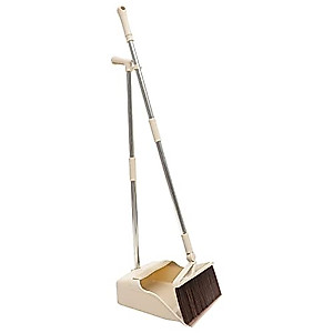 Yardwe 2 Sets Use Office Room B Lobby Broom Stand Upright Garage Scoop Floor Hand Up Cleaning Dustpan Device Multi-Functional Dustpans Kit for Pan Standing Combo Sweeping Supplies