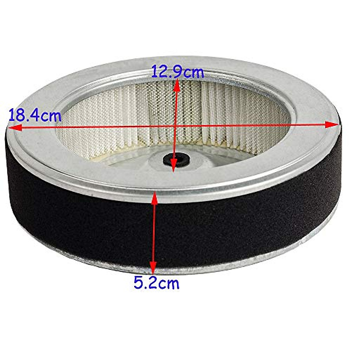 HIFROM Oil Filter Fuel Filter Air Filter Spark Plug kit Replacement for Honda GX630 GX660 GX690 Lawnmower Parts New