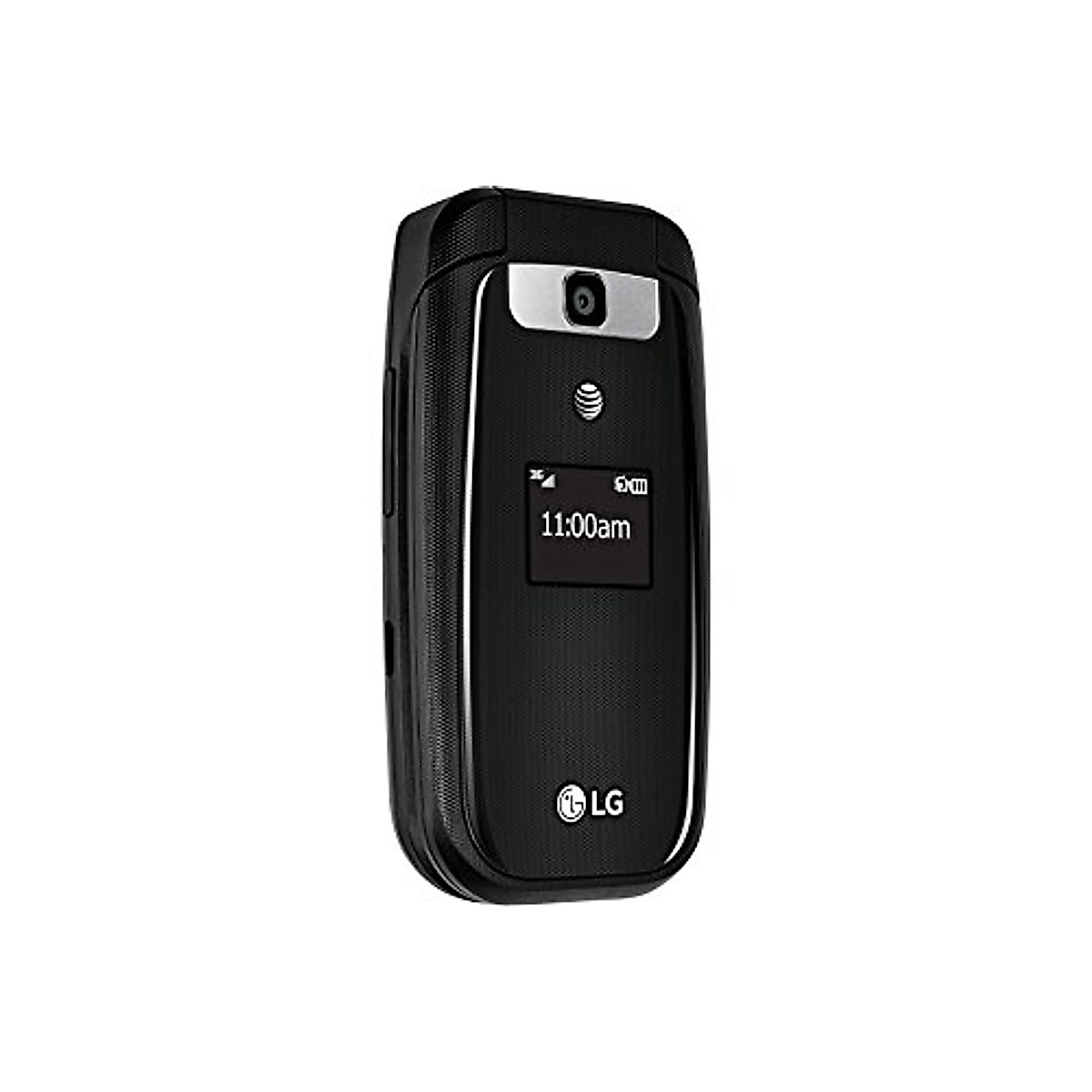 LG B470 AT&T Prepaid Basic 3g Flip Phone, Black - Carrier Locked to AT&T