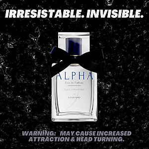 Luxedore ALPHA, Perfume Classic, Eau De Parfum, Pheromone Cologne for Men, Fresh Woody Jasmine Fragrance