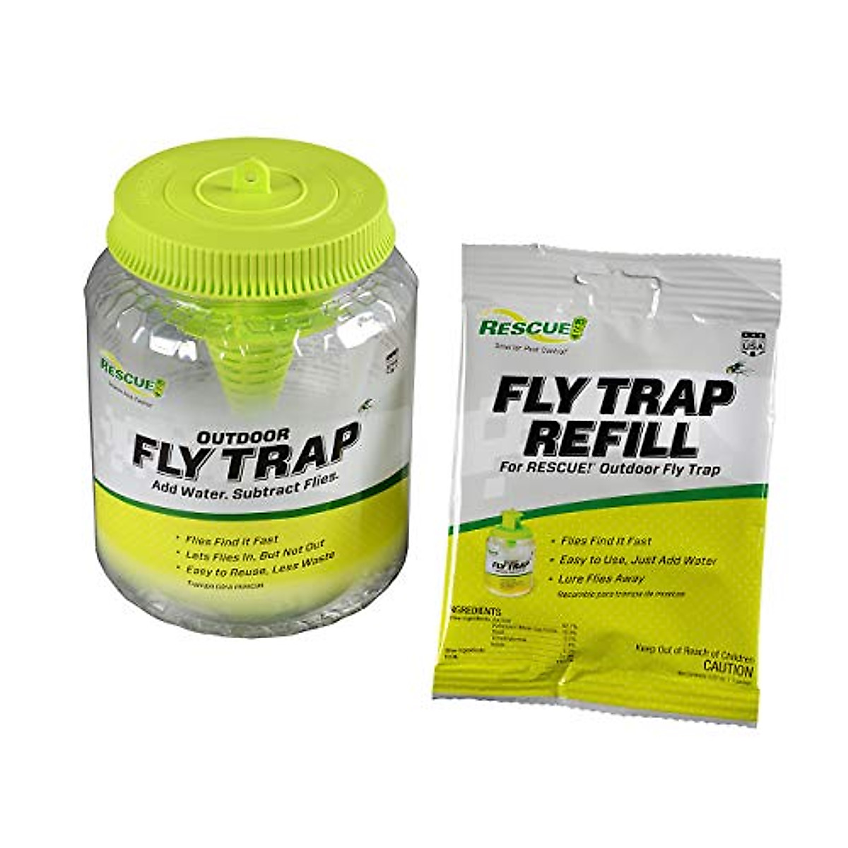 RESCUE! Outdoor Fly Trap - Reusable