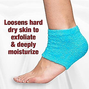 Kerasal Intensive Foot Repair Skin Healing Ointment, 1 Oz and Moisturizing Gel Socks, One Pair (Packaging May Vary)