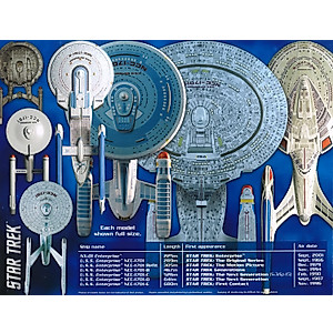 AMT Star Trek U.S.S. Enterprise Box Set 1:2500 Scale Snap Model Kit