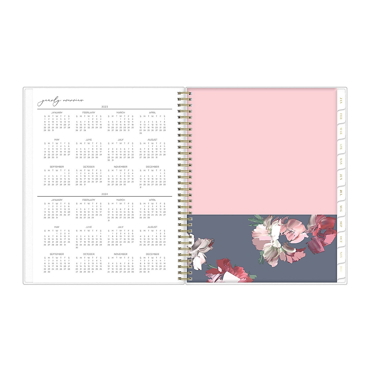 Blue Sky Life Note It 2023 Weekly and Monthly Planner Notes, 8.5" x 11", Frosted Cover, Wirebound, Leah (139479-23)