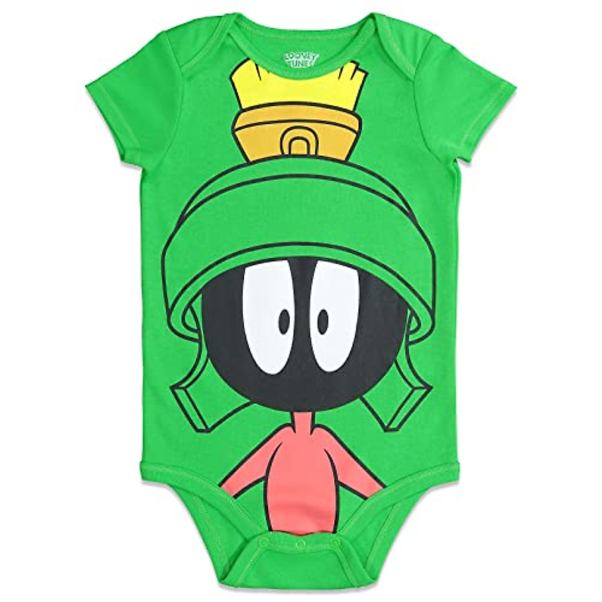 WARNER BROS LOONEY TUNES Buggs Bunny Marvin the Martian Daffy Duck Newborn Baby Boys 5 Pack Bodysuits Multi 3-6 Months