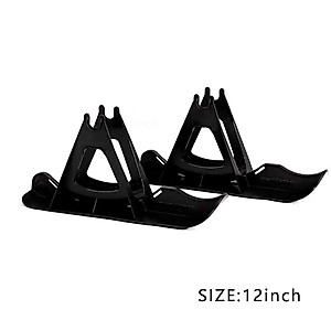 Snow Sledge Board Set for 12 inch Balance Bike Scooter Parts, No Pedal Training Bicycle Skiing Walker for Kids and Toddlers
