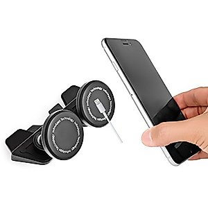 [Maker of iMagnet] Car Mount, infiniapps DuoMount [Magnetic Mount]. The Original, Best Patented CD Slot Mount, All Generations of iPhones, All Galaxy Phones, All Galaxy Tablets and iPads