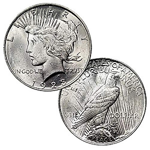 Silver Peace Dollar $1 BU