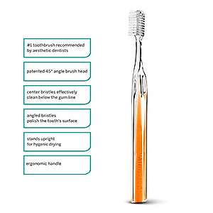 Supersmile Crystal Collection Toothbrush, Orange Sunstone