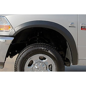 Lund SX205T Elite Series Black Sport Style Textured Front and Rear Fender Flare - 4 Piece