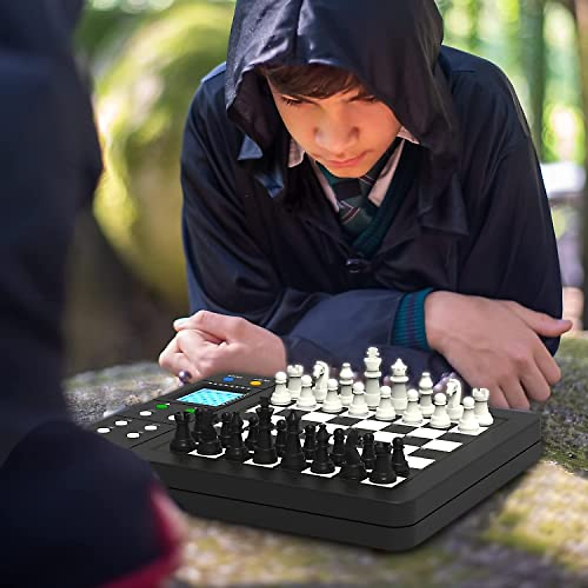 Electronic Chess Set, Computer Chess Game, Chess Set Board Game, Portable Travel Chess Computer Set for Adults, Unique Chess Sets Pen with Large Display Gift