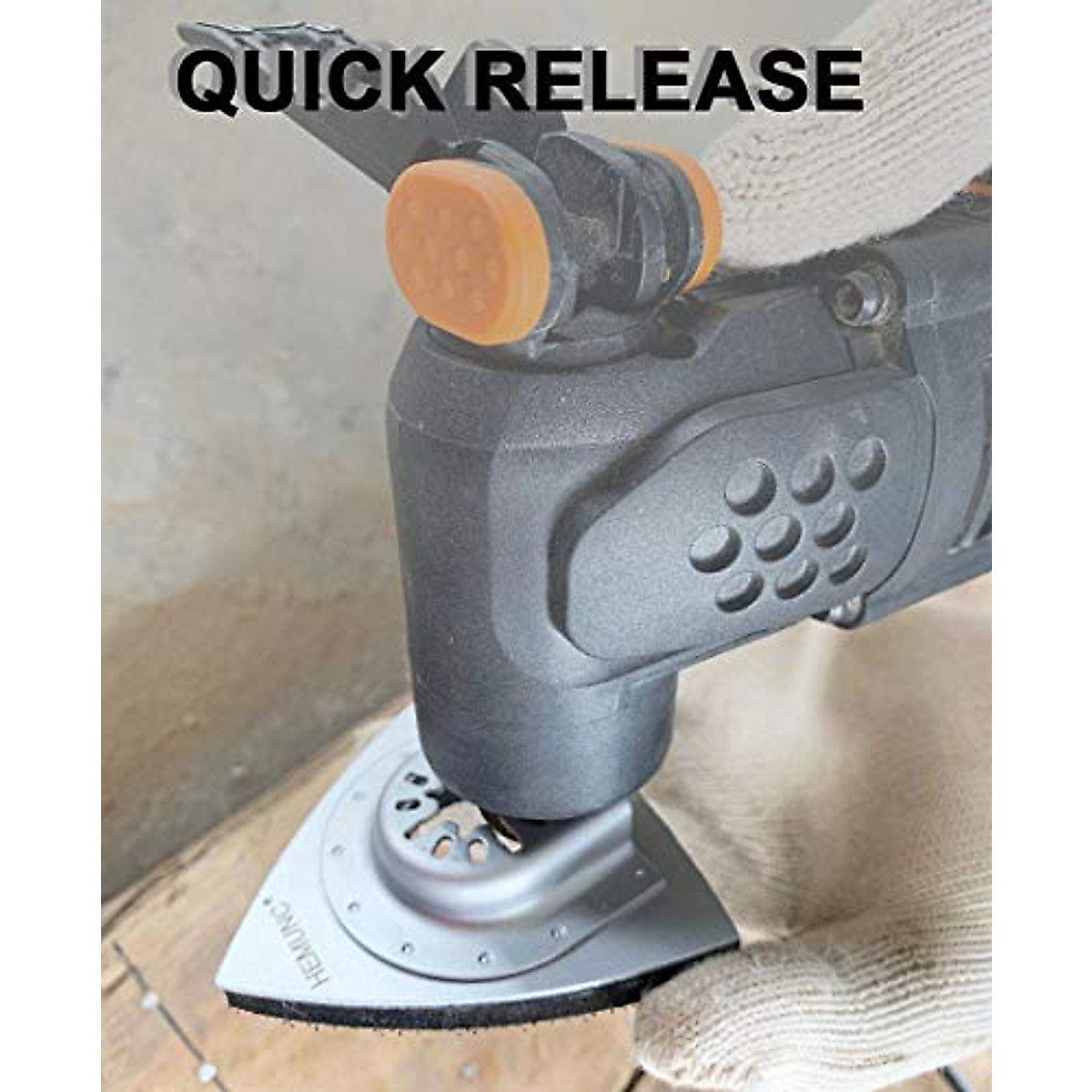Oscillating Tool Sanding Pad，HEMUNC 3-1/8 Inch Triangle Sanding Pads 3PCS Fit Oscillating Multitools like Dewalt, Fein Multimaster, Bosch, Dremel, Makita, Milwaukee, Rockwell, Ryobi, Craftsman, Ridgid