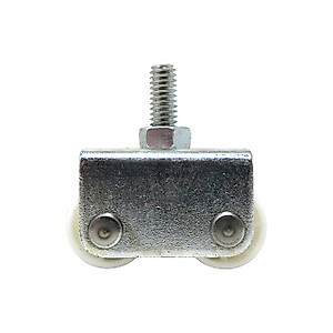 Shepherd Hardware 9441 7/8-Inch Threaded Stem Appliance Caster, Dual Wheels, 4-Pack