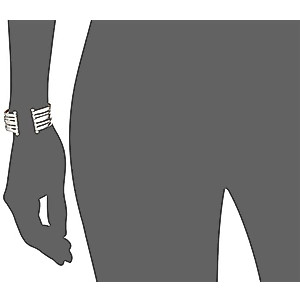 Lucky Brand Multi-Row Cuff Bracelet, Silver