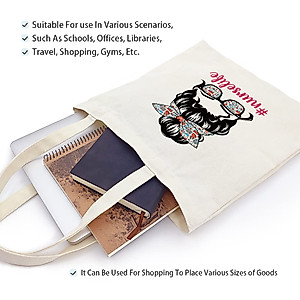 ZHANTUONE Nurse life Tote Bag, Gifts for Nurse Practitioners，Nurse Graduation Gift，Registered Nurse Appreciation Gift，Nursing School Nurse Practitioner Supplies，The Best Nurse Birthday Gift Ever