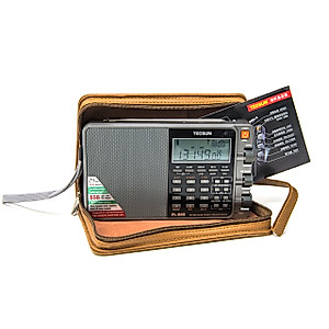 Tecsun PL880 Portable Digital PLL Dual Conversion AM/FM, Longwave & Shortwave Radio with SSB (Single Side Band) Reception, Color Silver