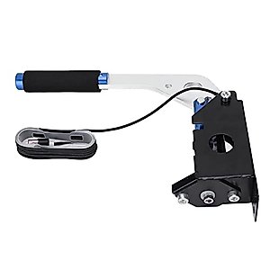 Game Handbrake, High Hardness Aluminium Alloy Easy Installation Linear Game Handbrake for G27 G25 G29(Blue)