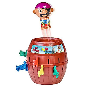 TOMY Pop Up Pirate Board Game - Swashbuckling Kids Games for Family Game Night - Kids Activities and Pirate Accessories - Family Board Games for Kids Ages 4 and Up